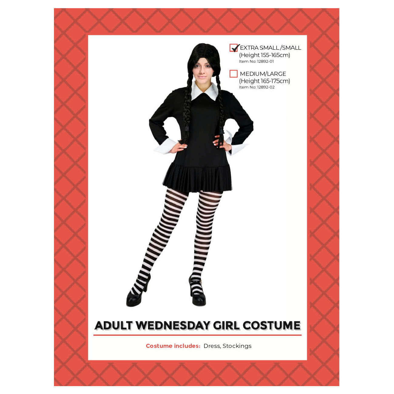 Wednesday Addams Adult Costume Sydney Costume Shop