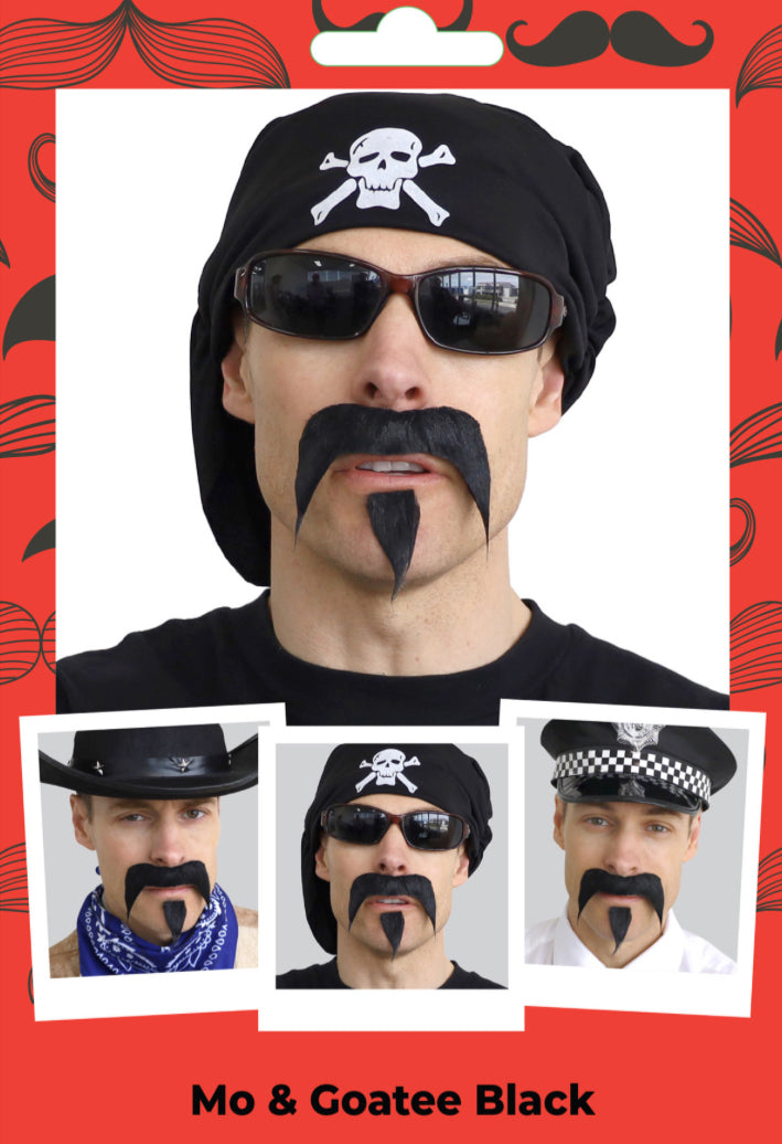 Black Mo & Goatee – Sydney Costume Shop