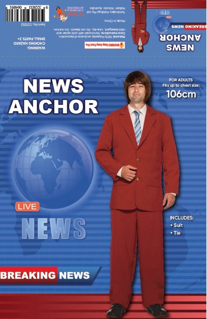 Anchorman Ron Burgundy Suit Costume – Sydney Costume Shop