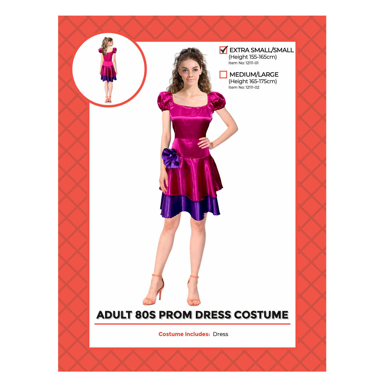 Adult 80s Prom Dress Costume – Sydney Costume Shop