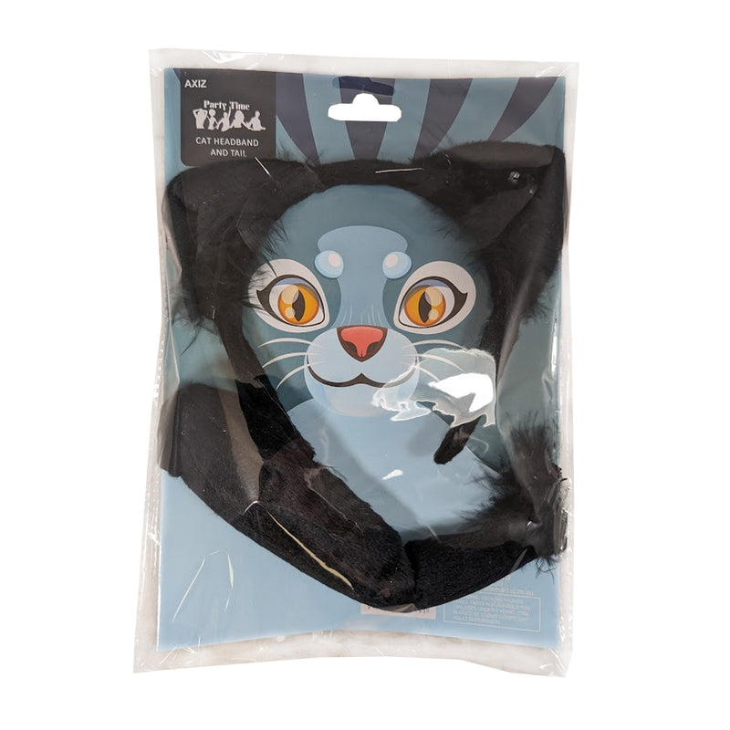 Black Cat Ears And Tail Set – Sydney Costume Shop