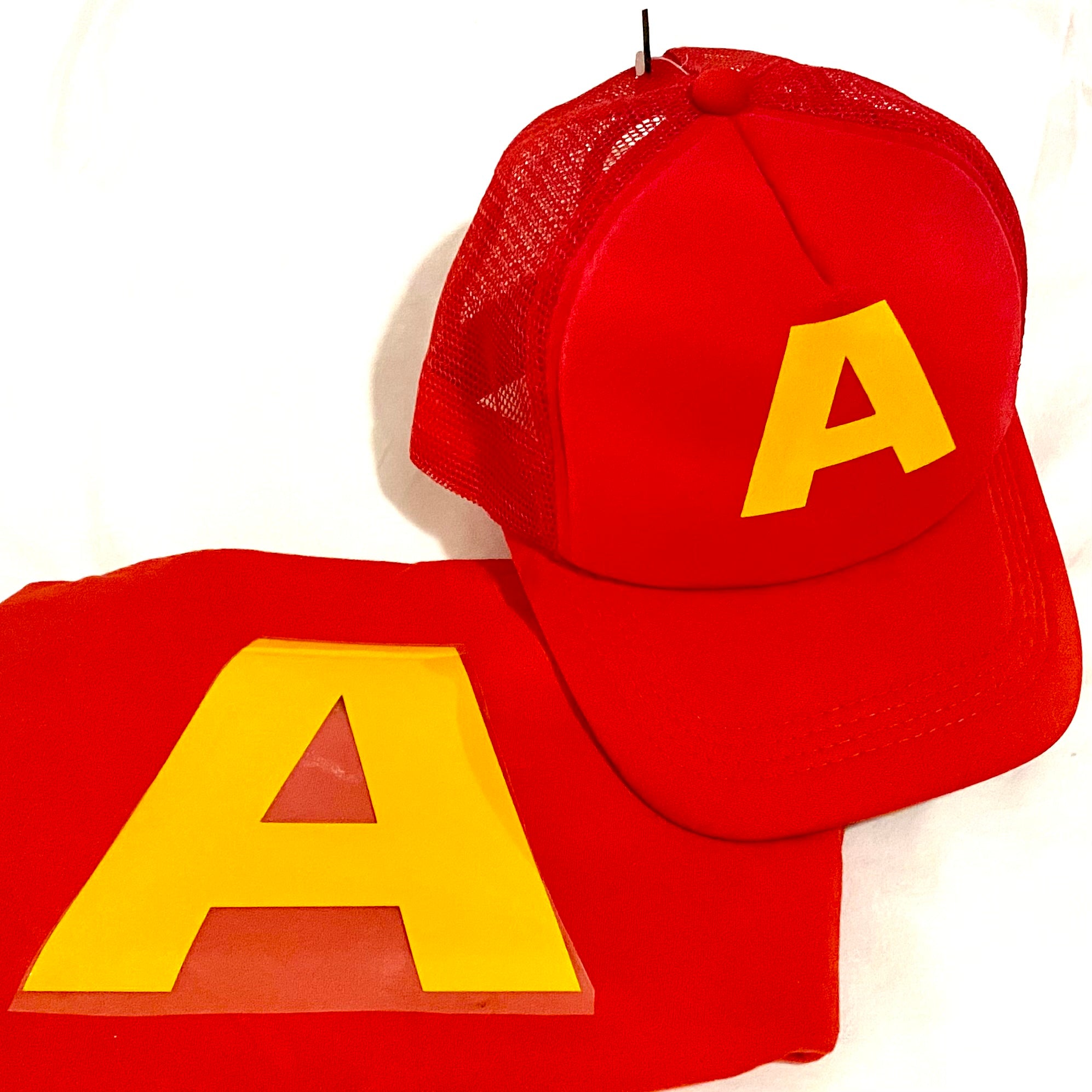 Alvin and the Chipmunks Hat and Iron on A – Sydney Costume Shop