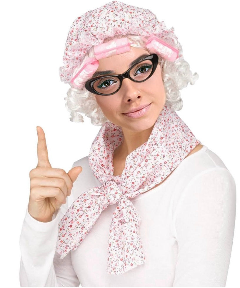 Instant Grandma Old Lady Costume Kit Set – Sydney Costume Shop