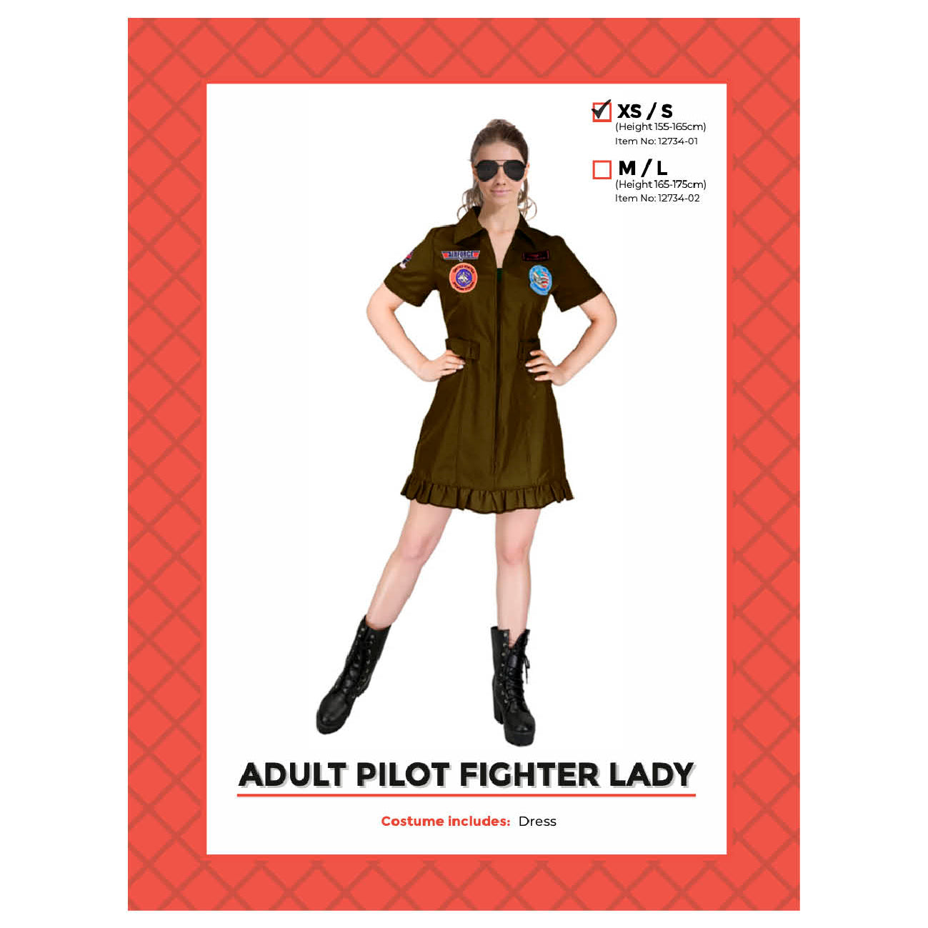 Fighter Pilot Lady Costume – Sydney Costume Shop