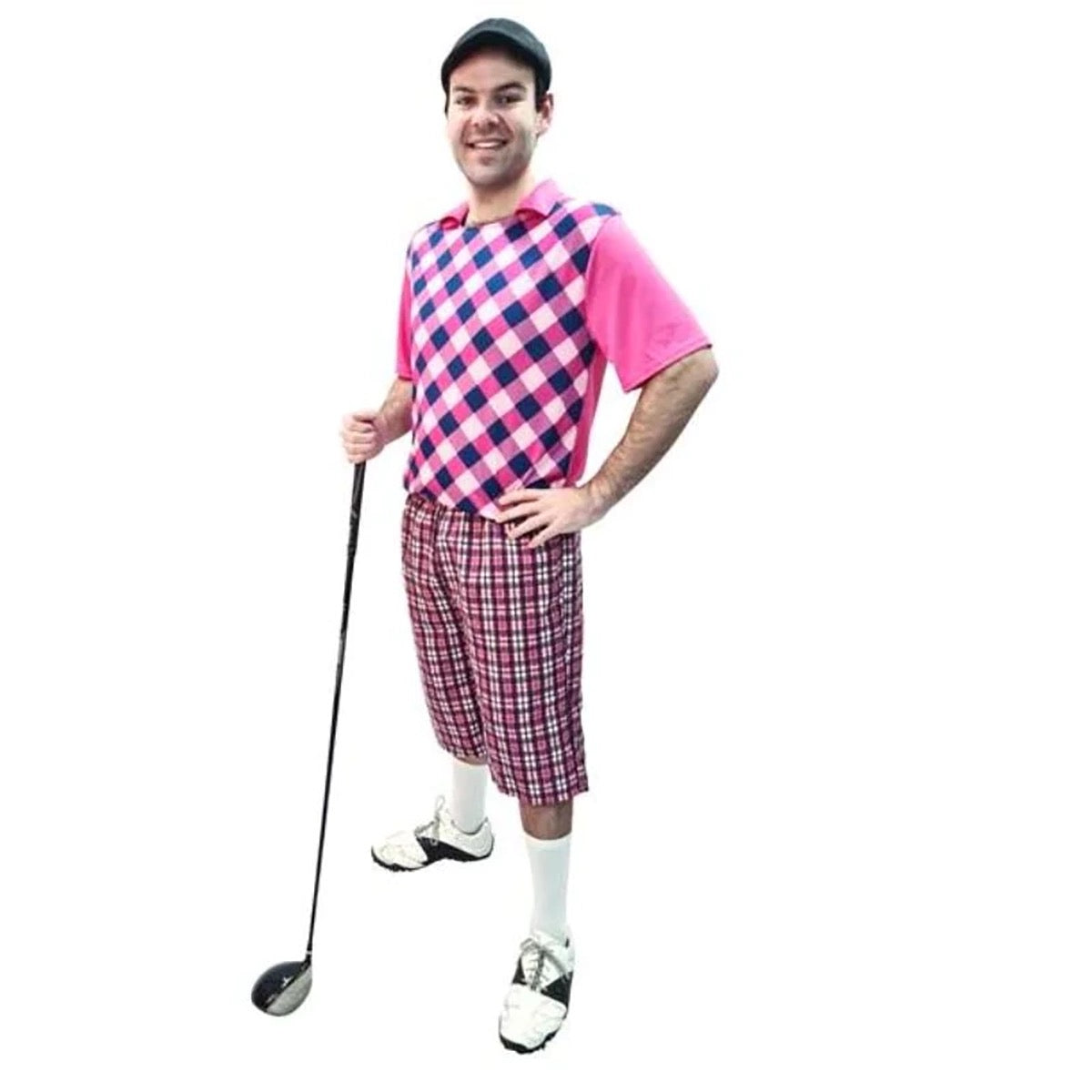 Golf Pro Costume - Pink – Sydney Costume Shop