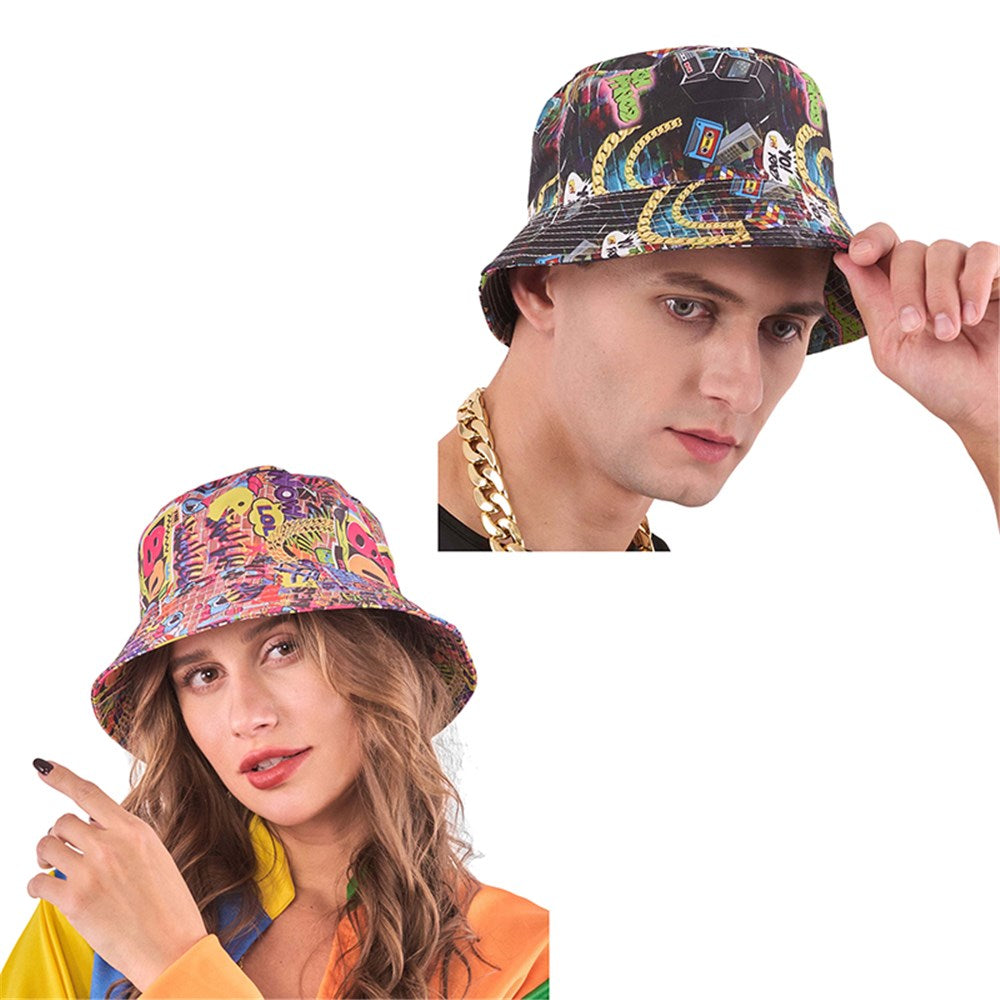 1980s Hip Hop Bucket Hat – Sydney Costume Shop