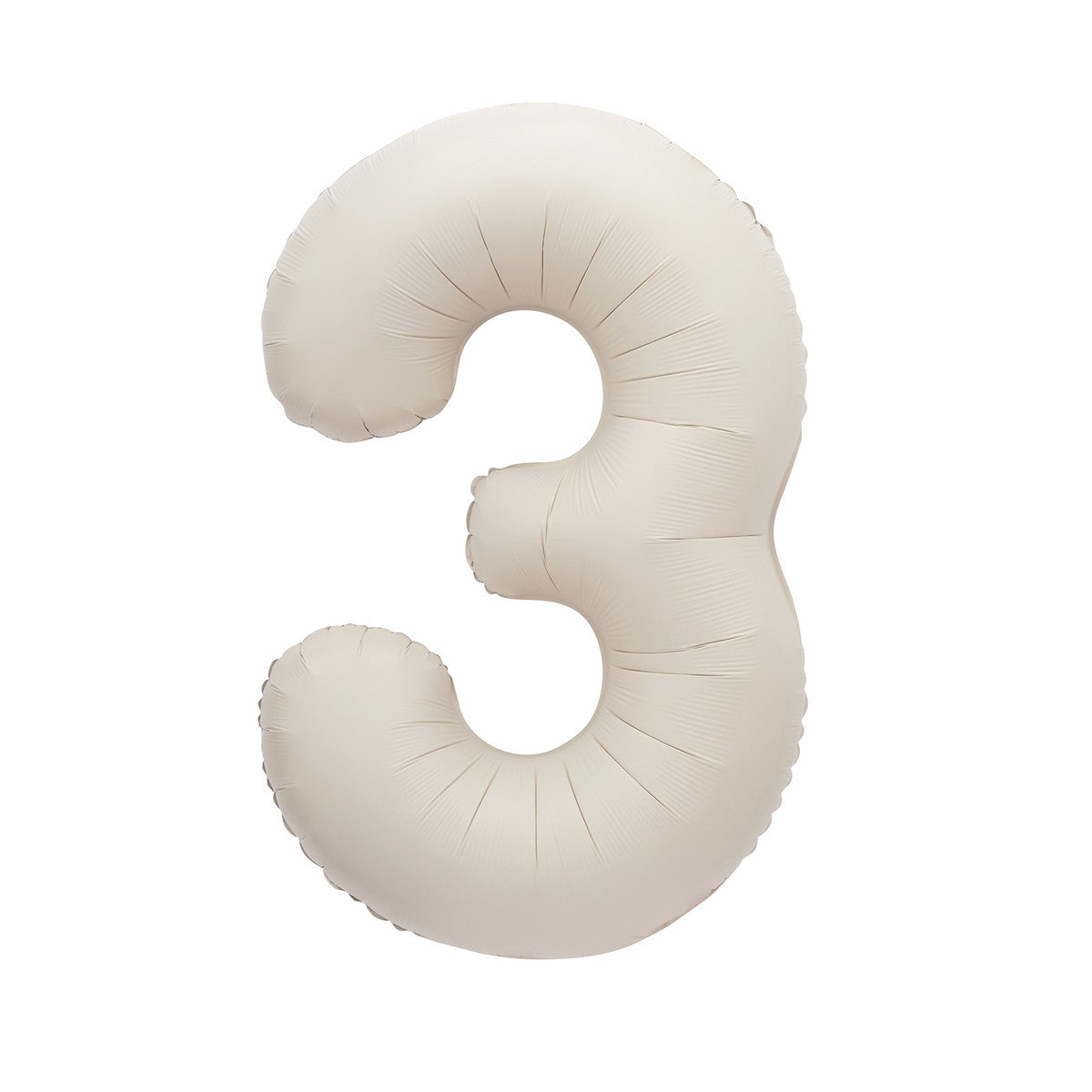 Matte Nude Giant Number 3 Foil Balloon – Sydney Costume Shop
