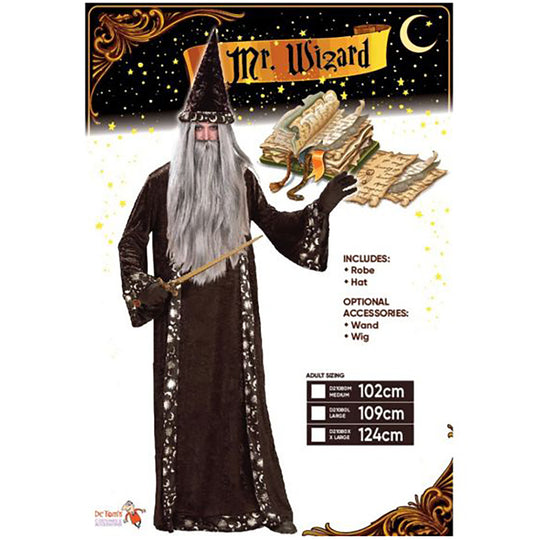 Mr Wizard Costume – Sydney Costume Shop