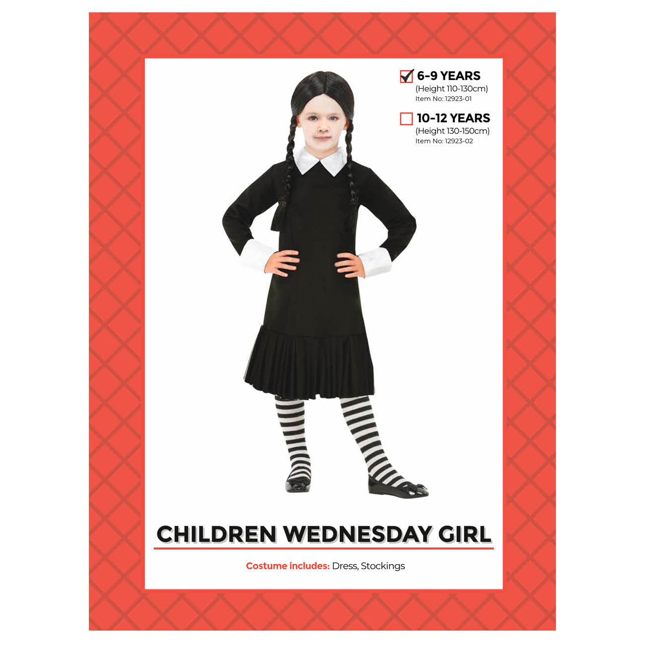Wednesday Child Costume – Sydney Costume Shop