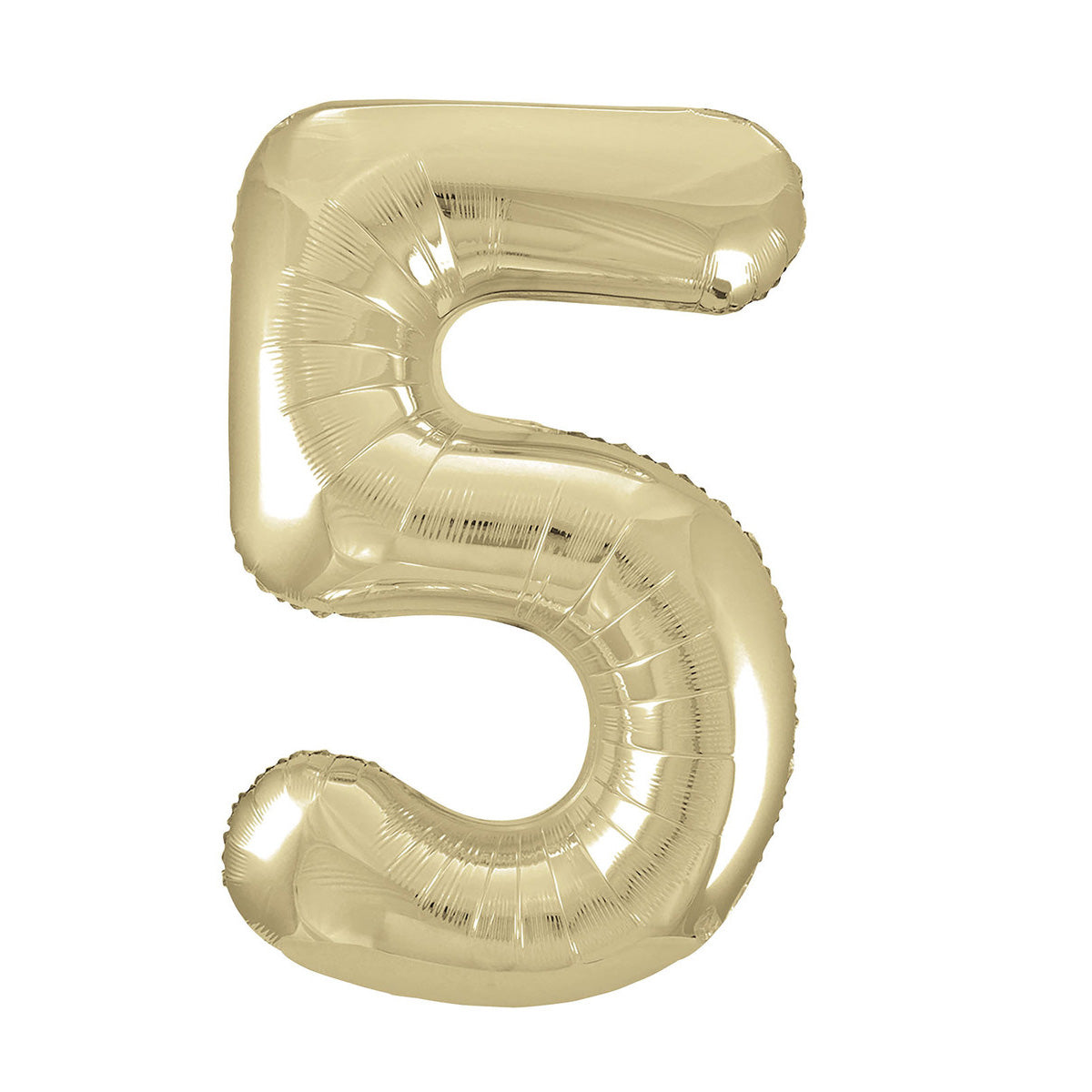 Champagne Giant Number 5 Foil Balloon – Sydney Costume Shop