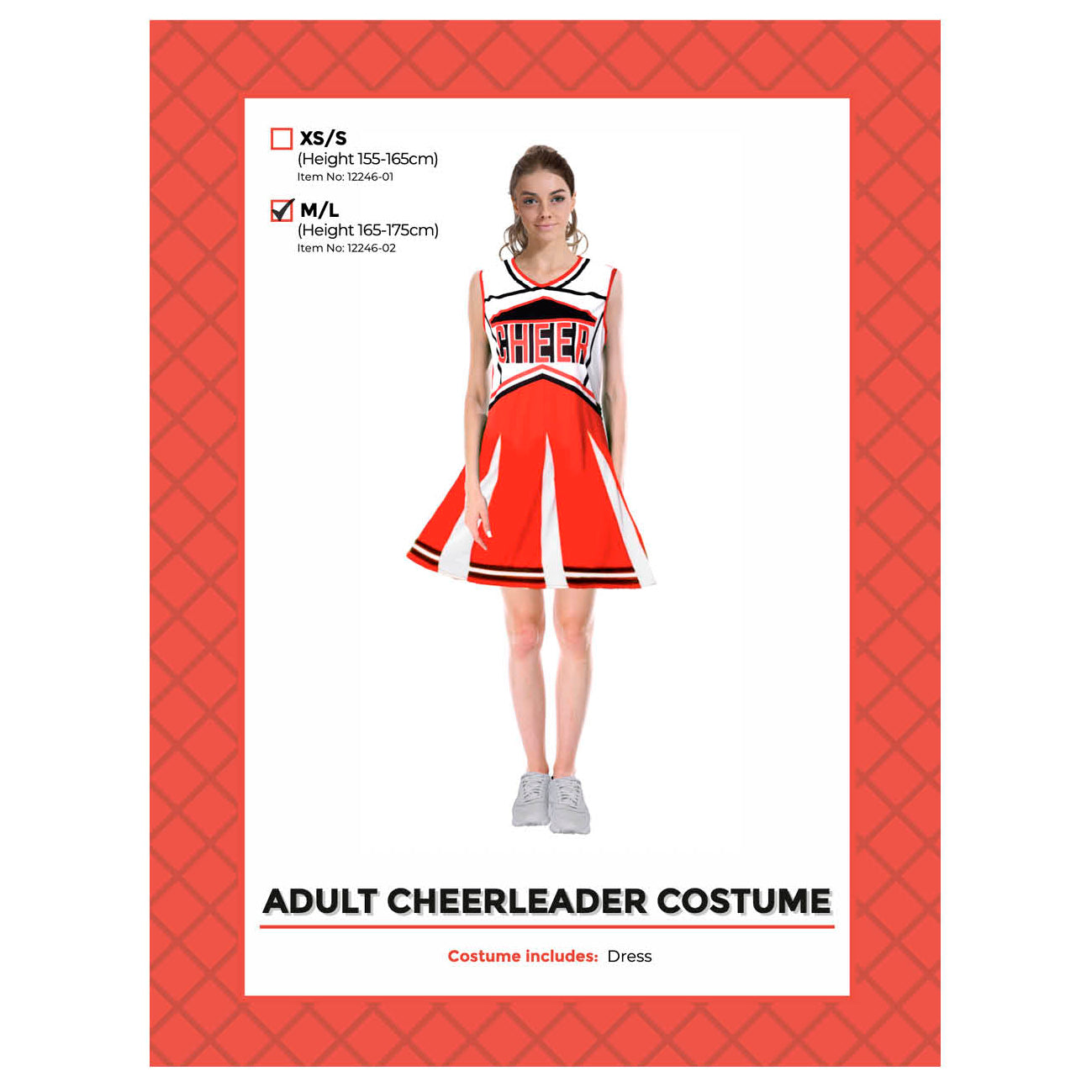 Red Cheerleader Costume – Sydney Costume Shop