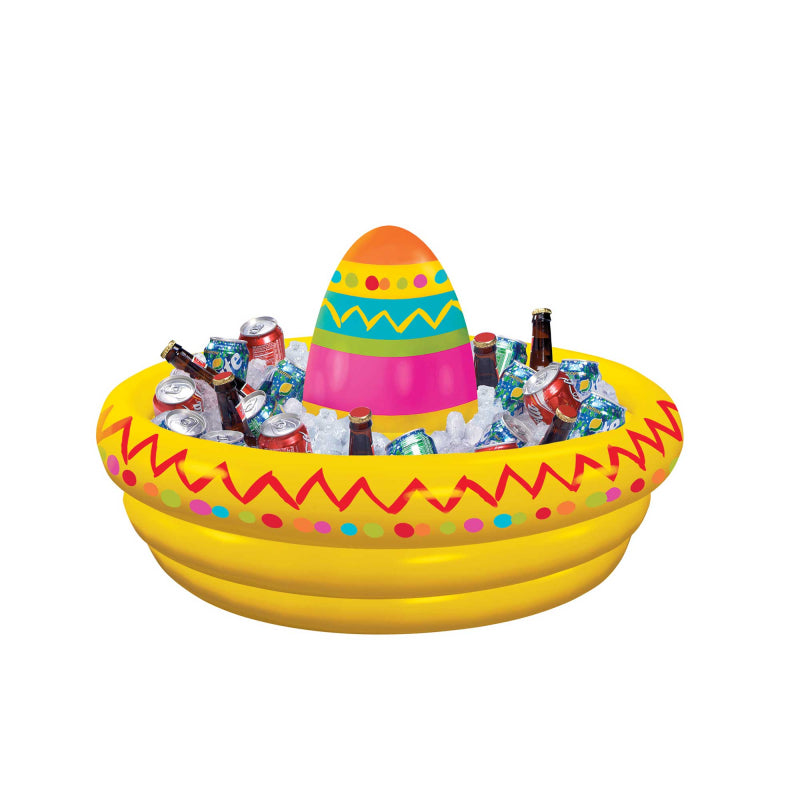 Fiesta Inflatable Sombrero Drink Cooler – Sydney Costume Shop